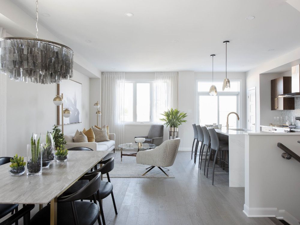 Modern chic in Barrhaven: Living large, open spaces in two Minto ...