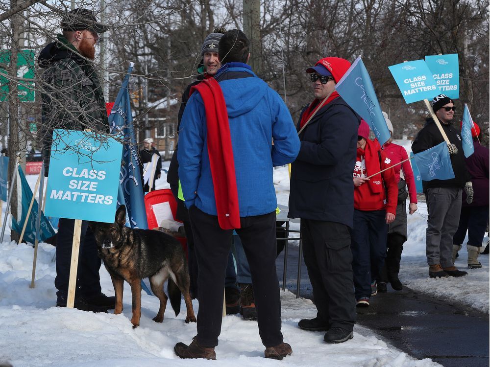 Teachers on picket line hope deal can be reached soon, but vow to ...
