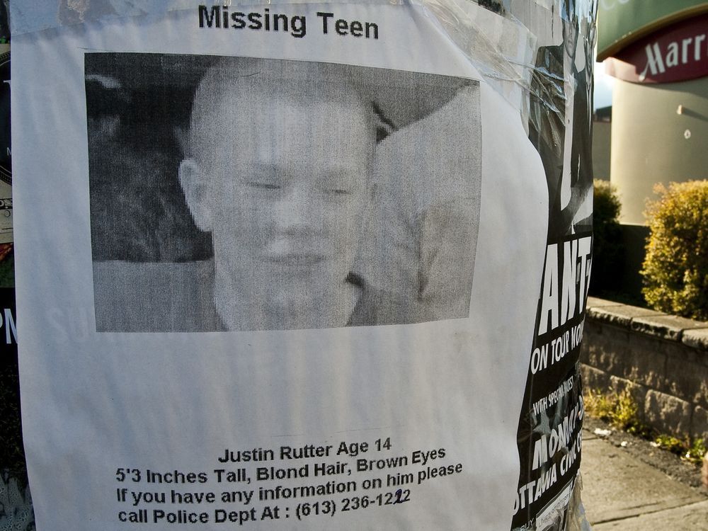 'What happened to Justin Rutter?': The Ottawa teen vanished 11 years ...