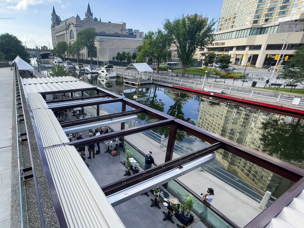 NAC unveils tricked-out new patio: Retractable roof, adjustable walls ...