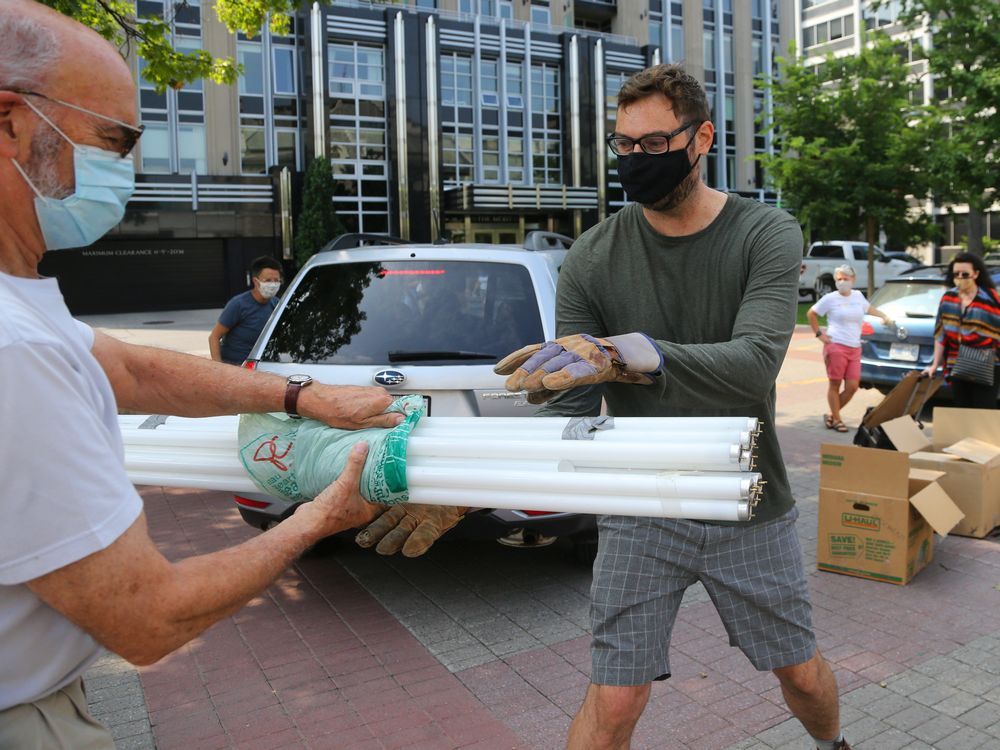 Makeshift hazardous waste depot illustrates need for central dropoff ...
