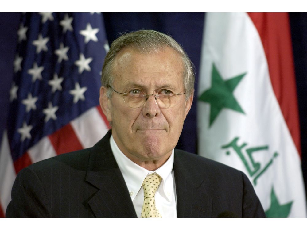 Cohen: Donald Rumsfeld — Iraq was his brainchild and his folly | Ottawa ...