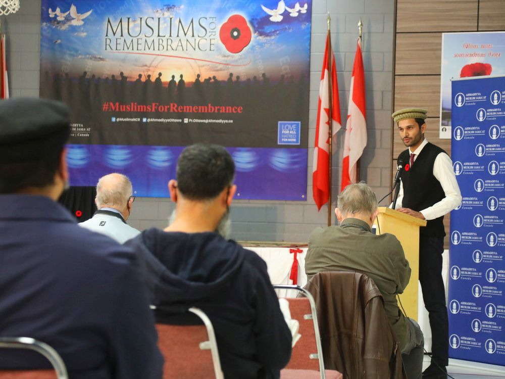 Cumberland mosque pays tribute to veterans prior to Remembrance Day ...