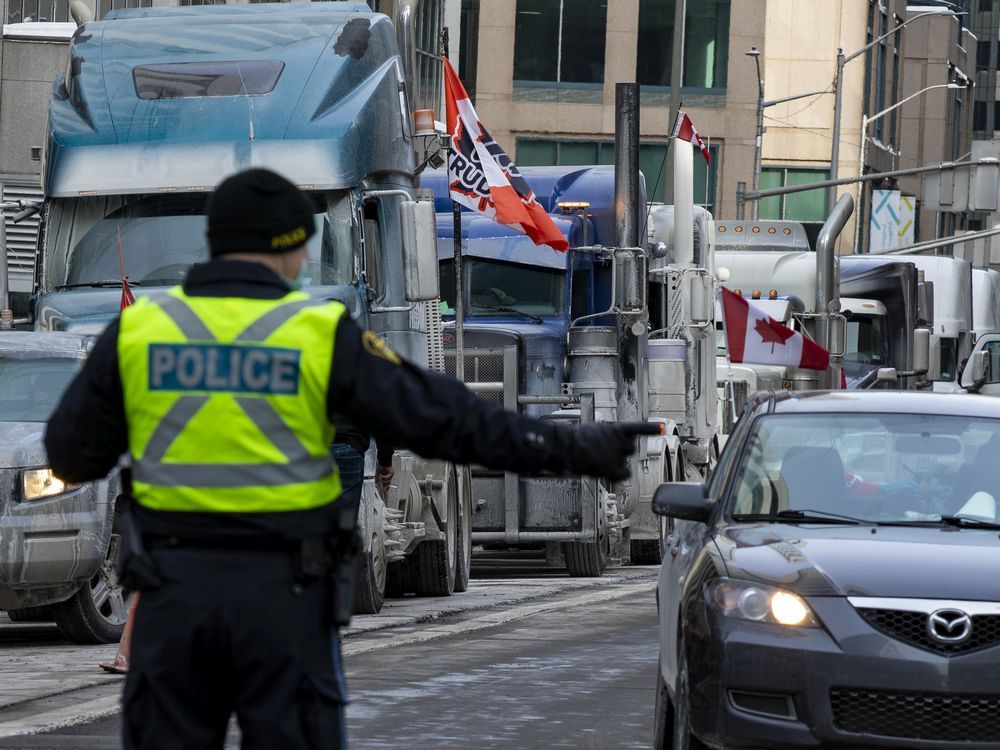 Trucker convoy: Police charge two Ottawa men following protest-related ...