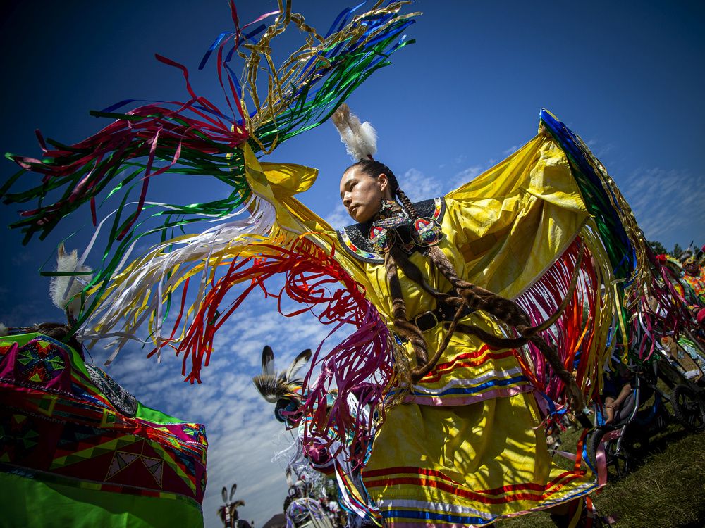 Photos: Summer Solstice Indigenous Festival competitive powwow, Sunday ...