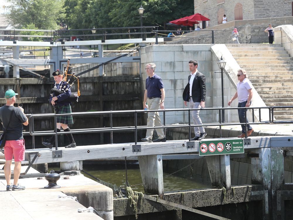 Photos: Ceremony marks the 190th anniversary of the Rideau Canal ...