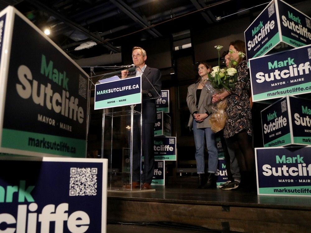 Political newcomer Mark Sutcliffe wins mayoral election | Ottawa Citizen