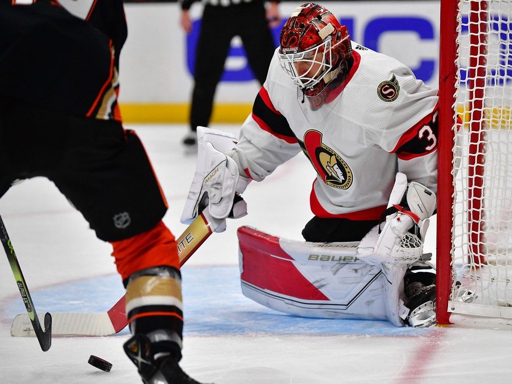 Snapshots: Ottawa Senators goaltender Cam Talbot steps up in back-to ...