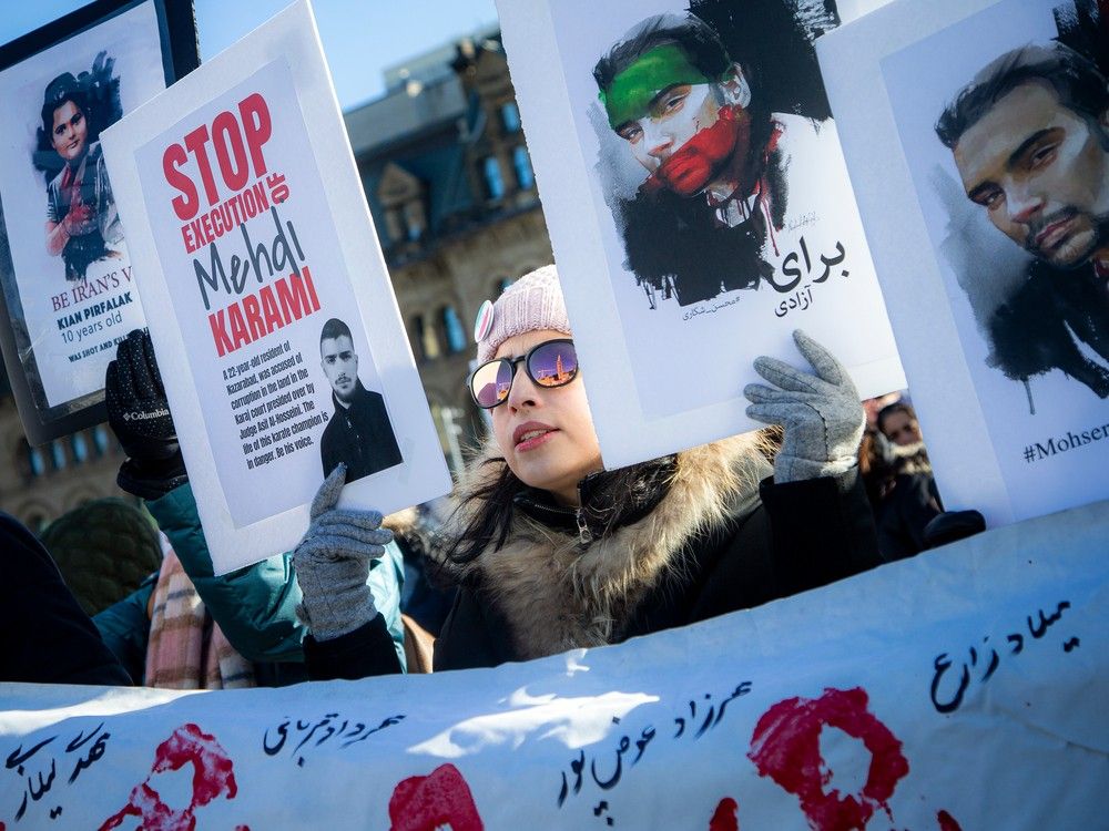 Ex-pats, supporters at Ottawa rally decry Iranian protester's execution ...