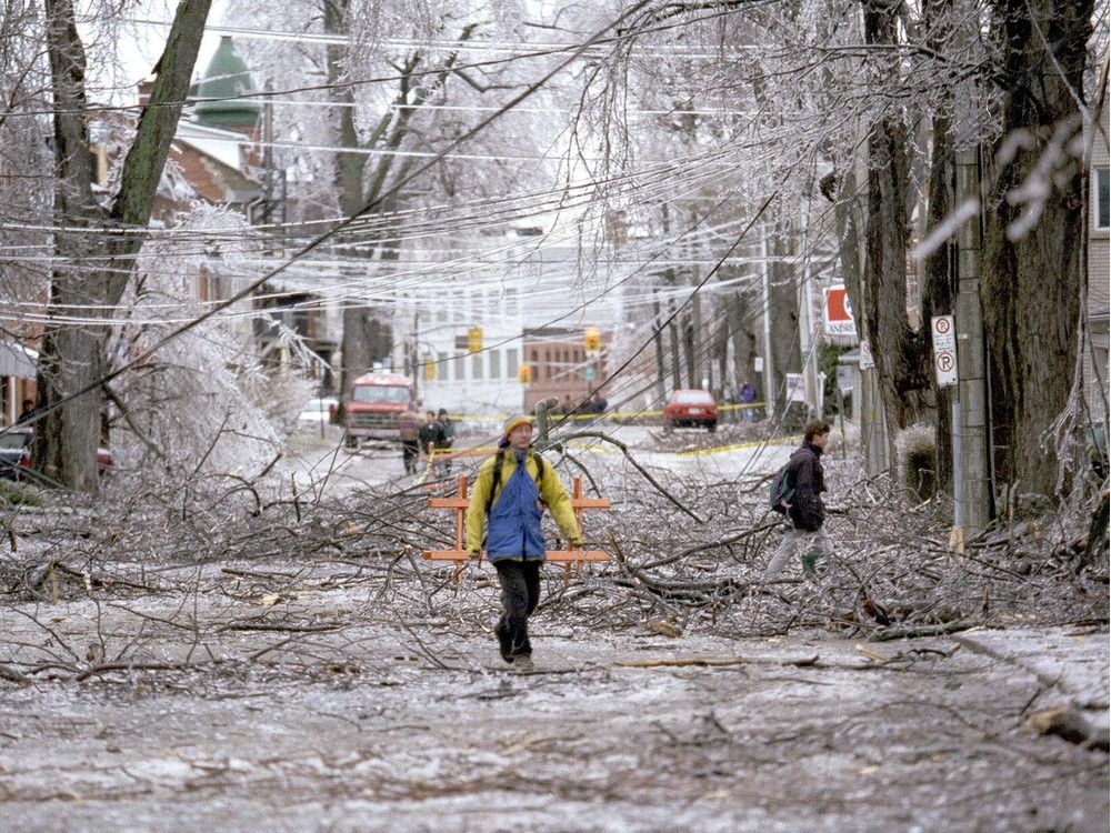 25 years ago today, freezing rain started to fall. It was the beginning ...