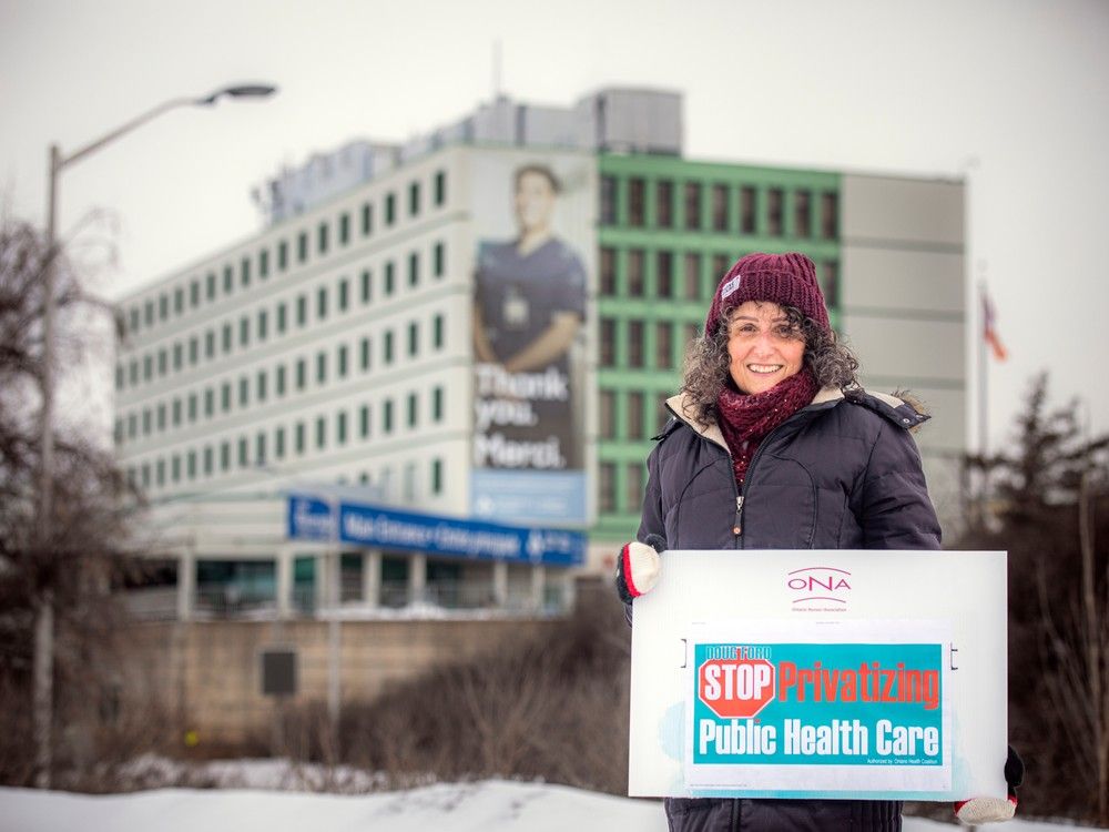 Nurses rally at Riverside campus to protest 'outsourced' surgeries ...