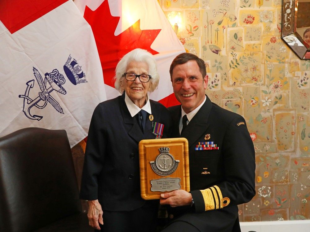 100-year-old Second World War vet honoured for contributions to Navy ...