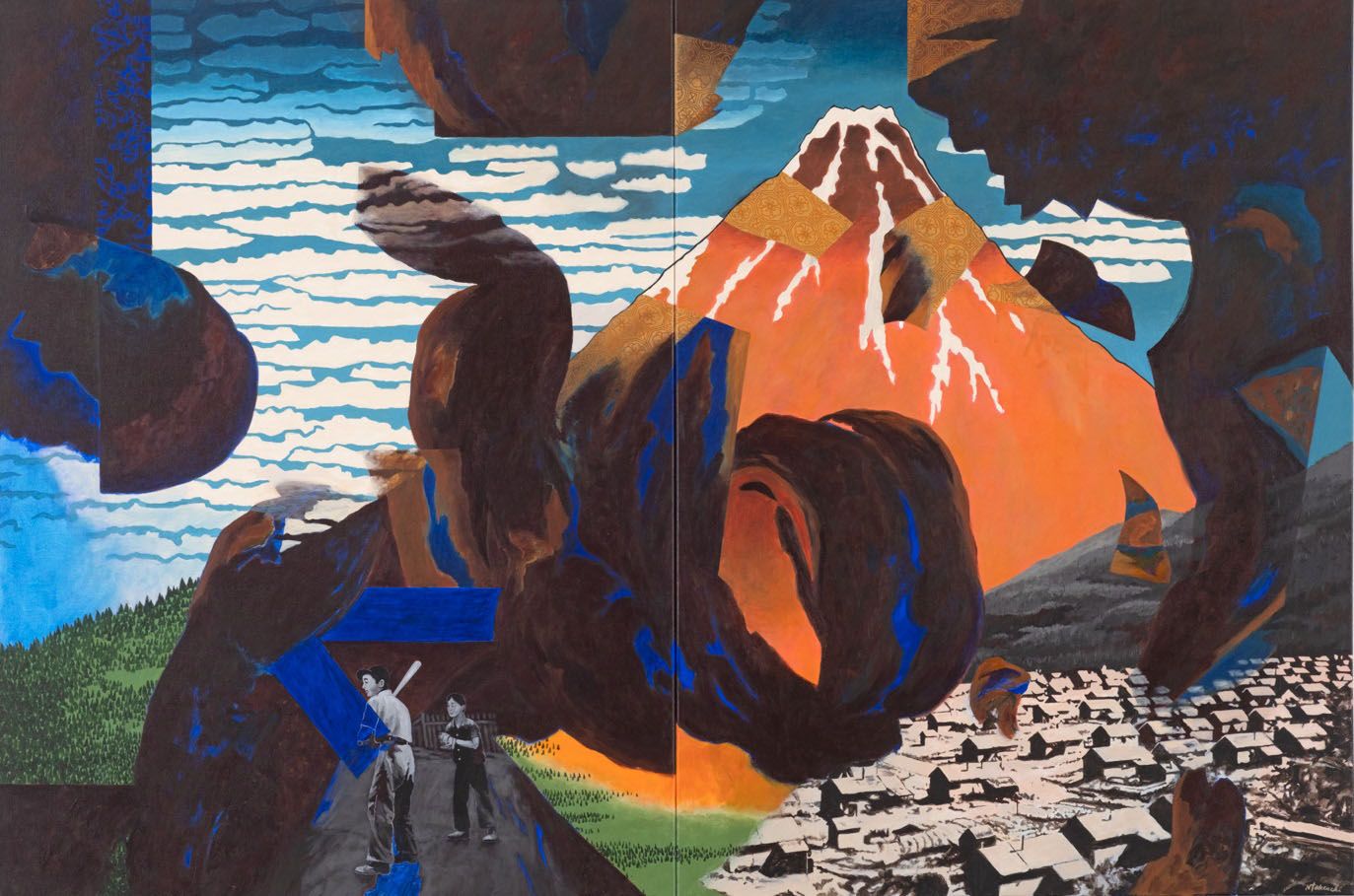 Shapes in Between highlights the work of artist Norman Takeuchi ...