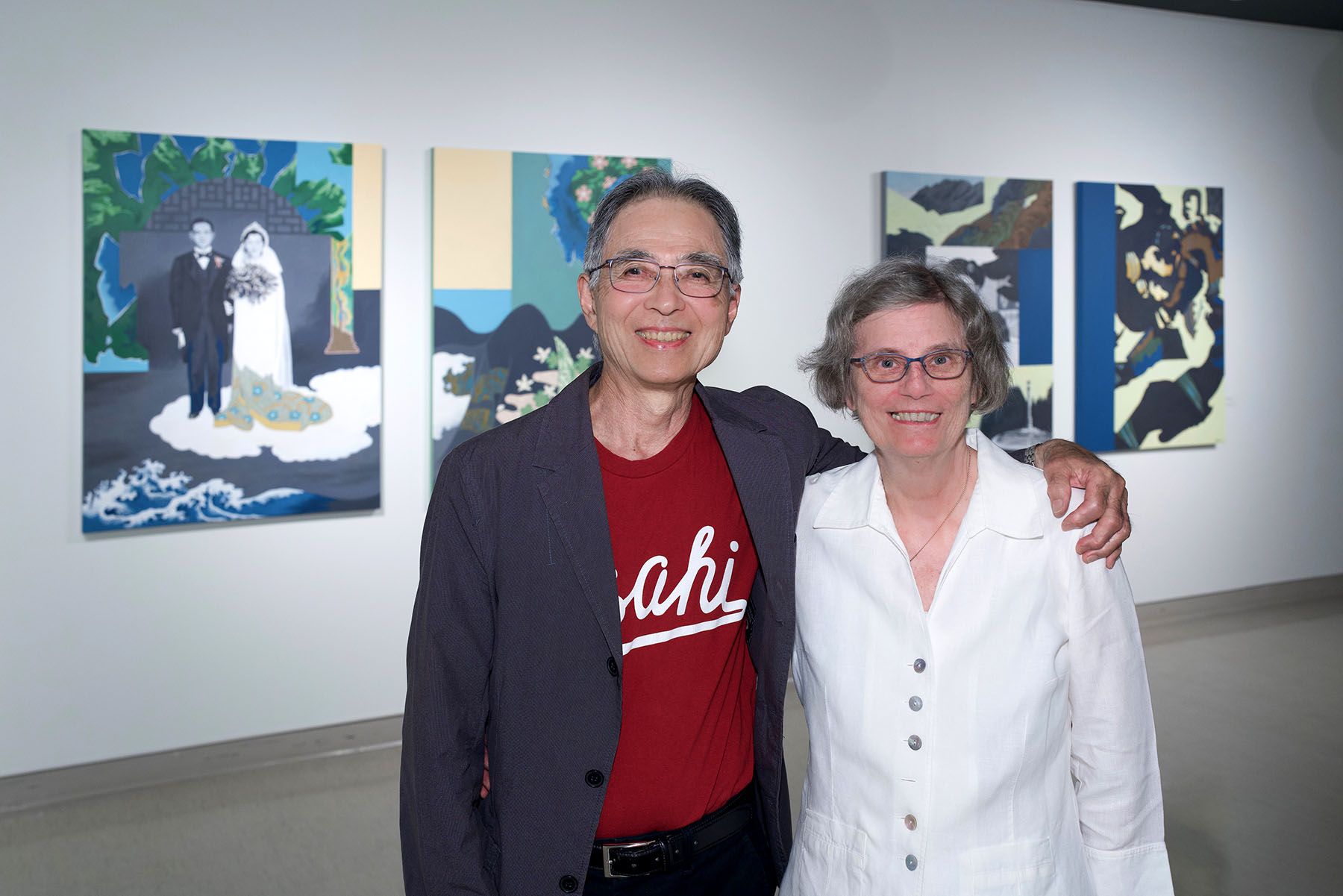 Shapes in Between highlights the work of artist Norman Takeuchi ...