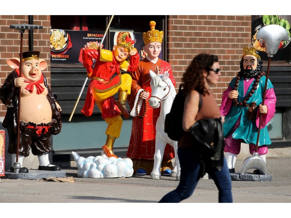 Why have cartoon-like statues of pandas, bunnies and bears appeared in ...