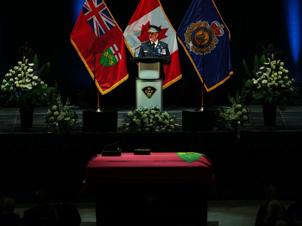 OPP chief talks politics of police in schools during Mueller funeral ...