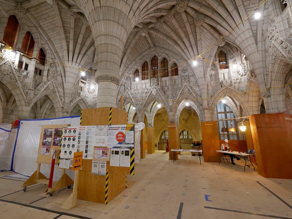 Take a peek inside the Centre Block rehabilitation project | Ottawa Citizen