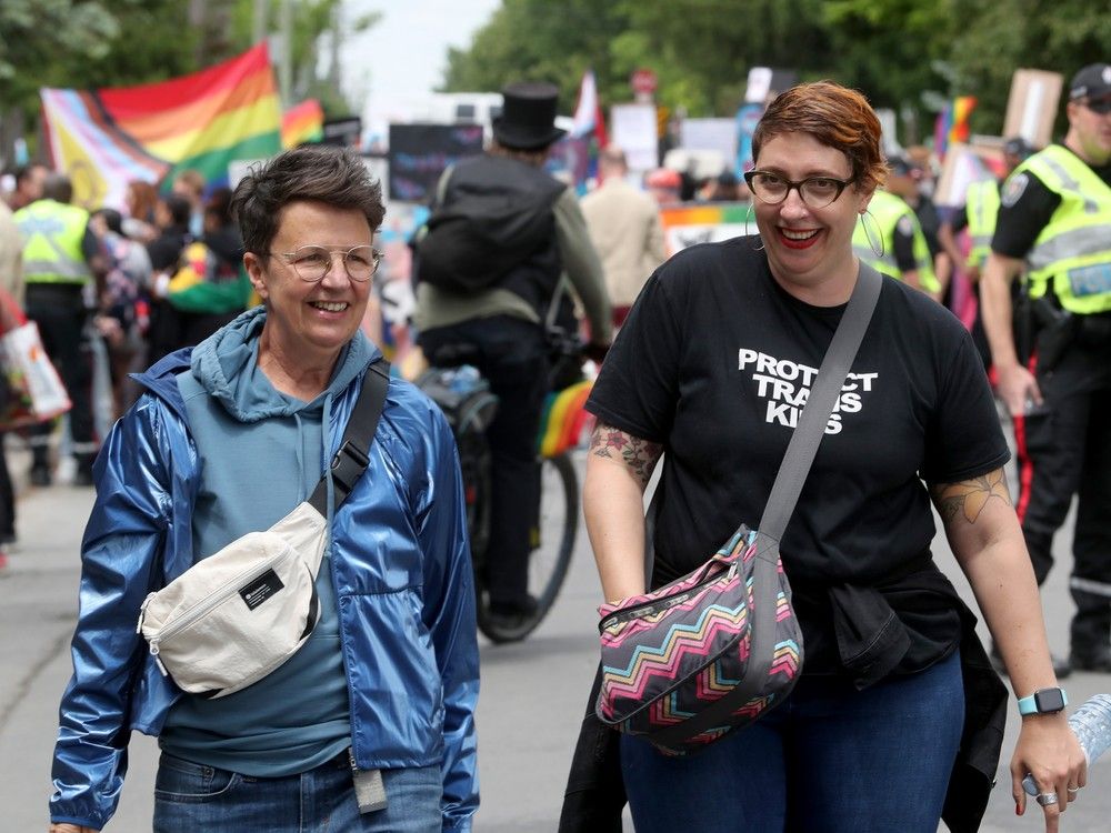 Transgender rights supporters rally against anti-'gender ideology ...