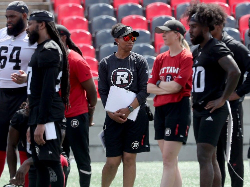 How Nadia Doucoure became the second female coach in CFL history ...