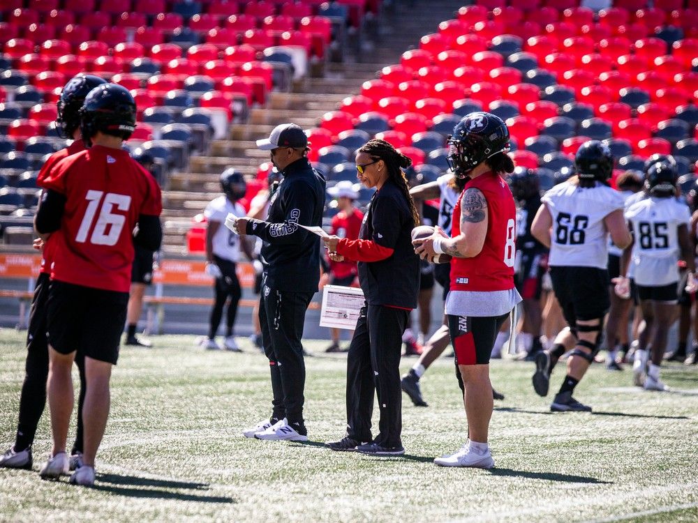 How Nadia Doucoure became the second female coach in CFL history ...