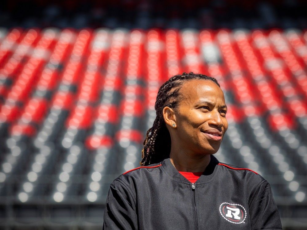 How Nadia Doucoure became the second female coach in CFL history ...