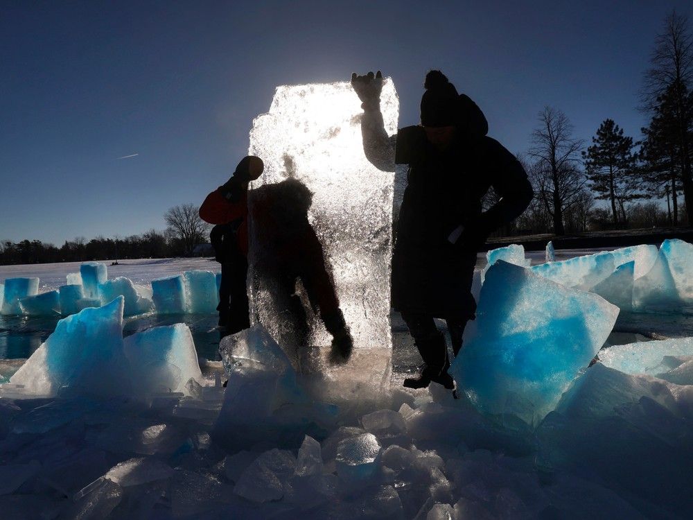 Ultra cold therapy: Why is there a swim lane in ice at Britannia Beach ...