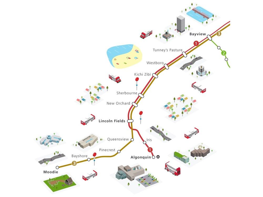 LRT west extention could be ready for passengers by 2027 | Ottawa Citizen