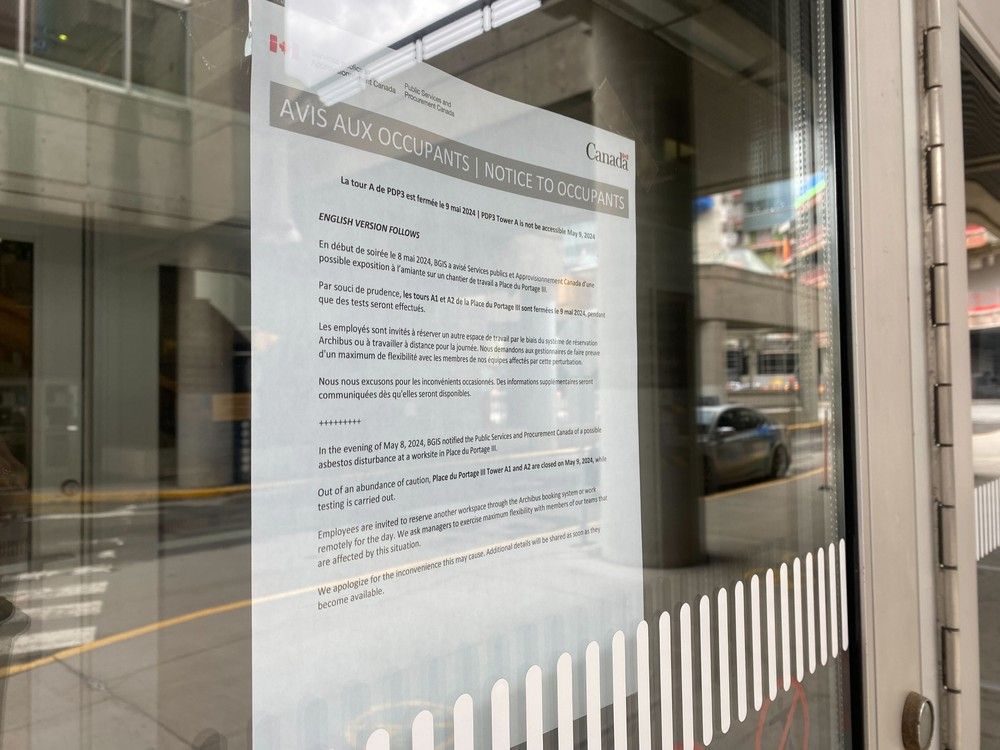 Place du Portage towers reopened after tests find no signs of asbestos ...