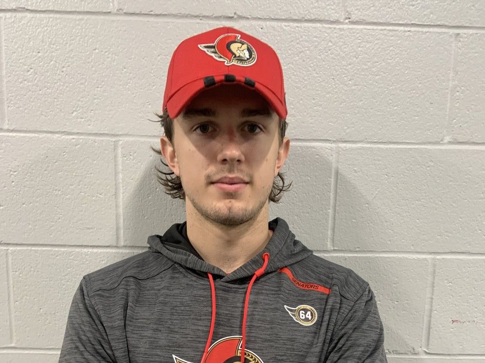 Ottawa Senators winger Jake Chiasson rises on and off the ice | Ottawa ...