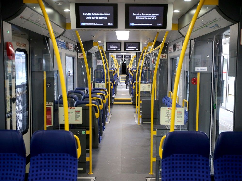OC Transpo shows off Trillium Line LRT for the first time | Ottawa Citizen