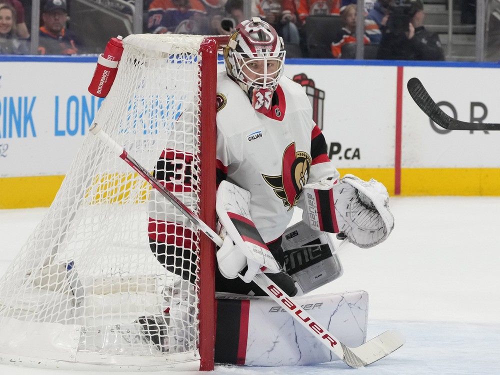 Ottawa Senators' Linus Ullmark won't start vs. Predators | Ottawa Citizen