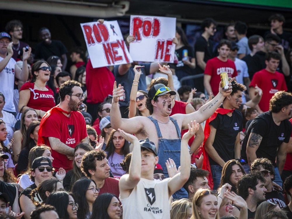 Ottawa university students flood TD Place for annual Panda Game ...