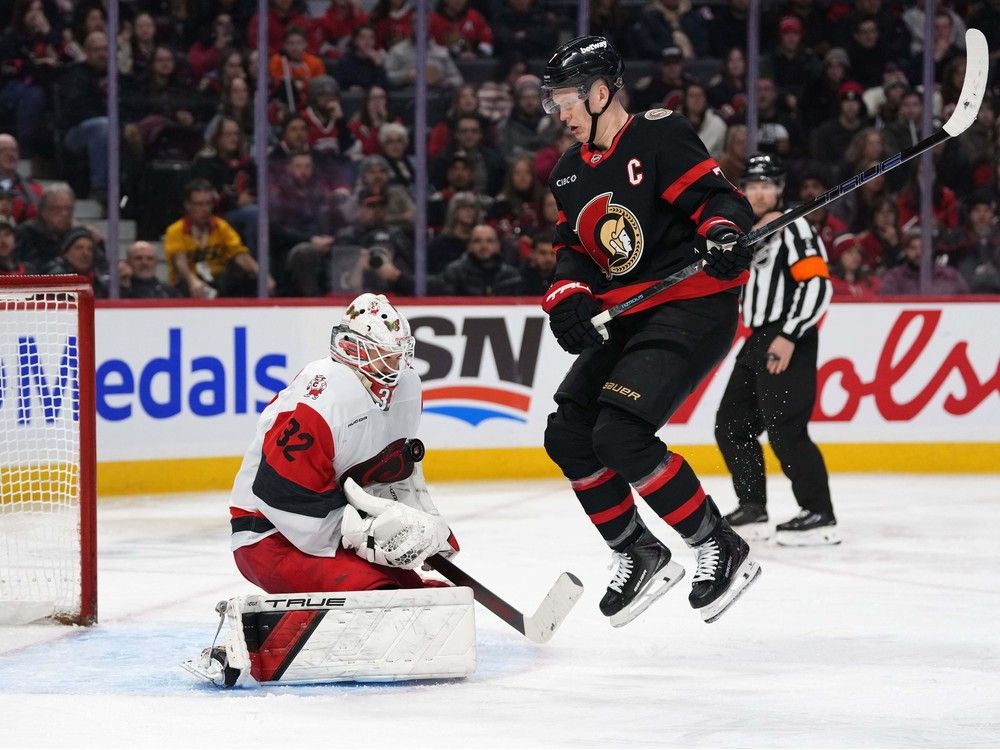 Senators player grades: Pedestrian efforts in loss to Hurricanes ...