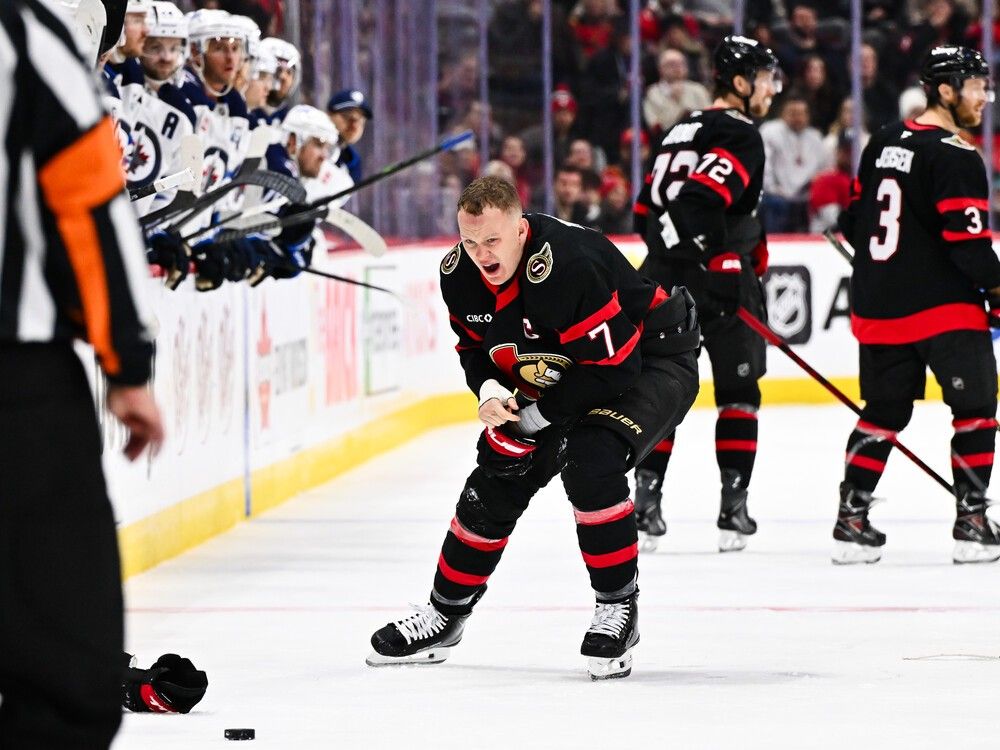 Logan Stanley facing discipline for punching Ottawa's Brady Tkachuk ...