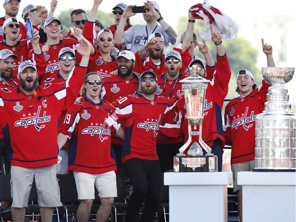 ALL CAPS: Stanley Cup champions bask in the cheers of the Washington ...