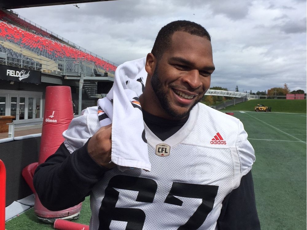 Redblacks give O-lineman Matias his first start in almost four years ...