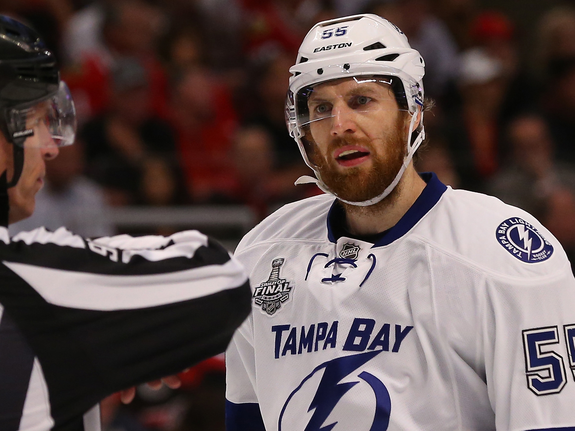 GARRIOCH: Braydon Coburn and Cedric Paquette trying to make themselves ... GARRIOCH: Braydon Coburn and Cedric Paquette trying to make themselves ...
