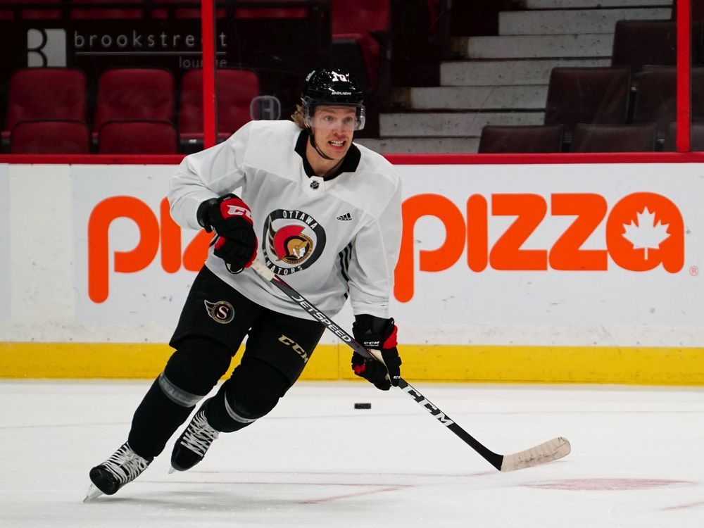 Dzingel shakes off rust in his return to the practice ice | Ottawa Sun