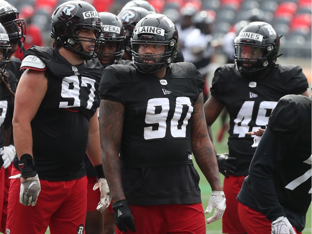 HIGH STANDARD: Ottawa Redblacks D-lineman Cleyon Laing talks about Top ...