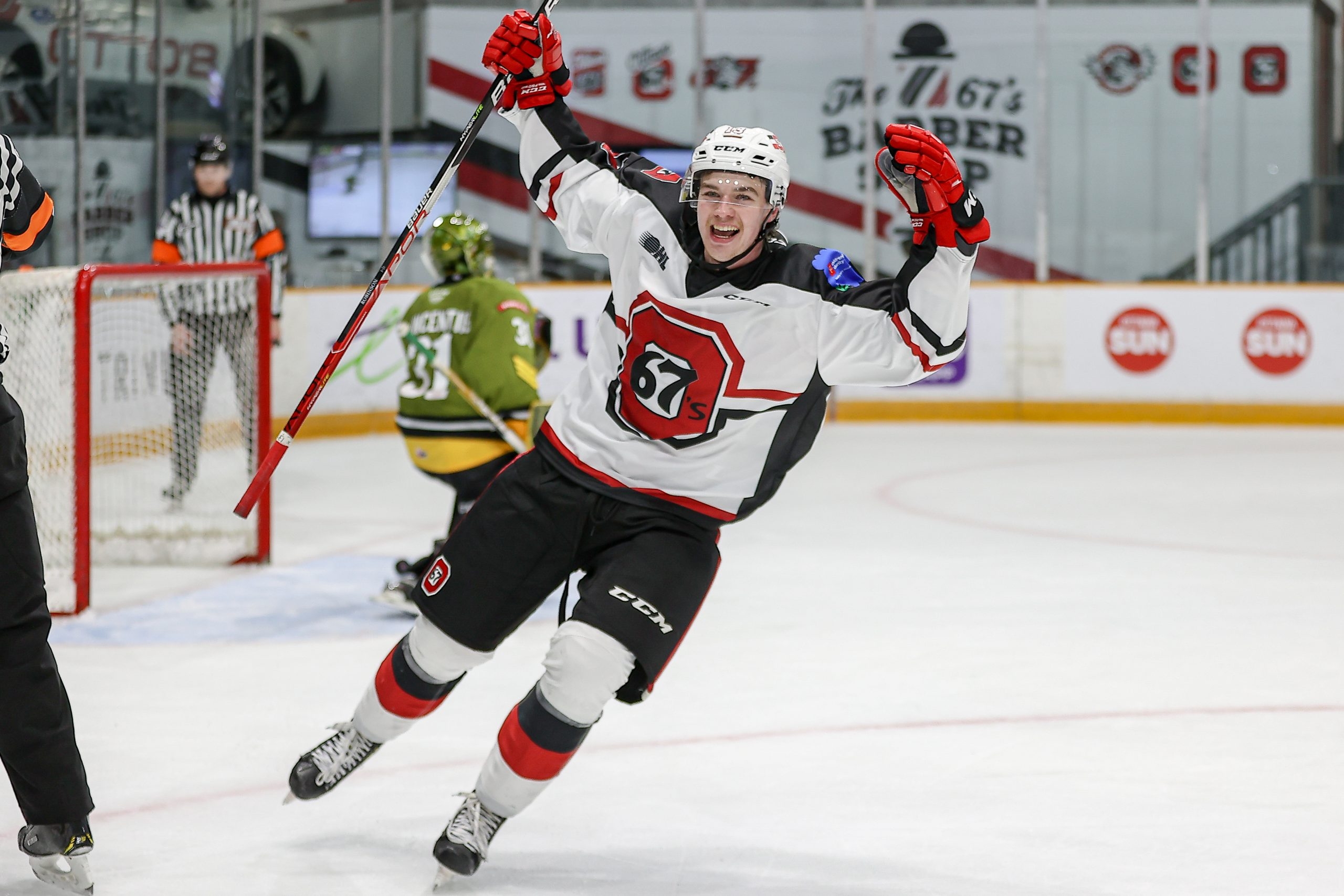 Dylan Robinson does his parents proud, scoring winner for 67's over ...