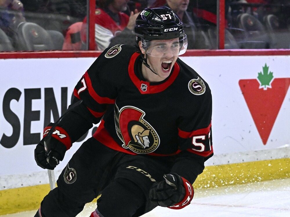 Shane Pinto rejoins Senators for first time since 41-game gambling ban ...