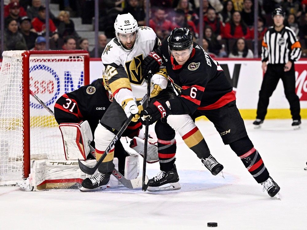 Senators finally cash in with home win over Vegas Golden Knights ...