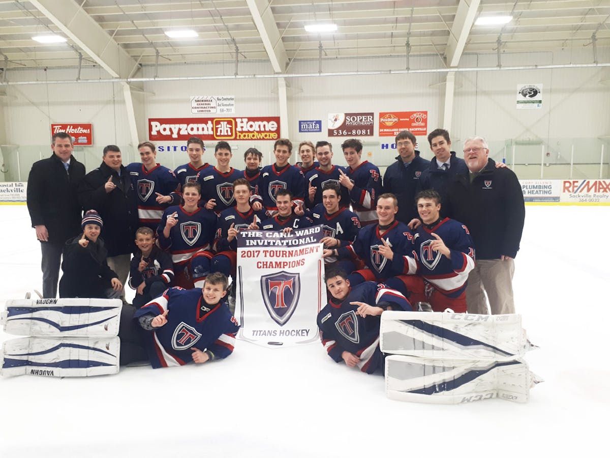 Sackville's Men's hockey Titans claim Carl Ward Invitational banner for ...