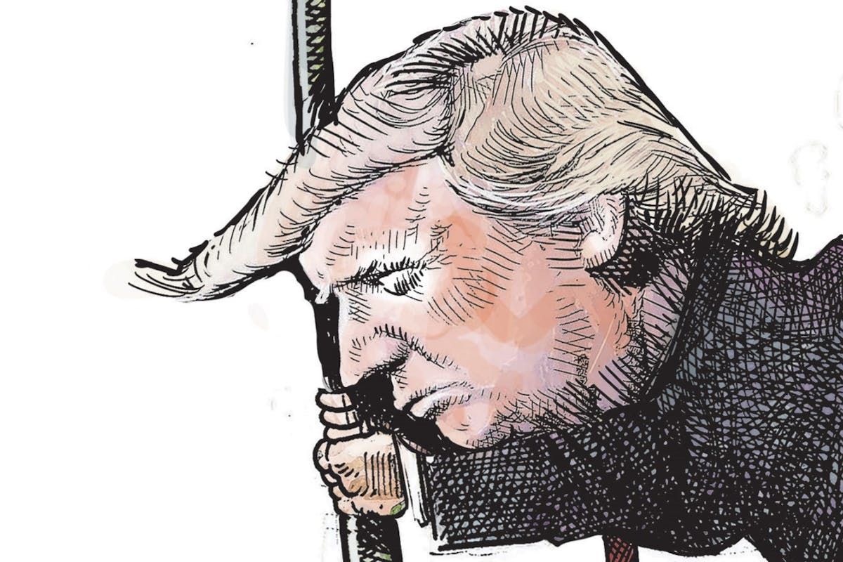 MICHAEL de ADDER CARTOON: Holding on for dear life | PNI Atlantic News