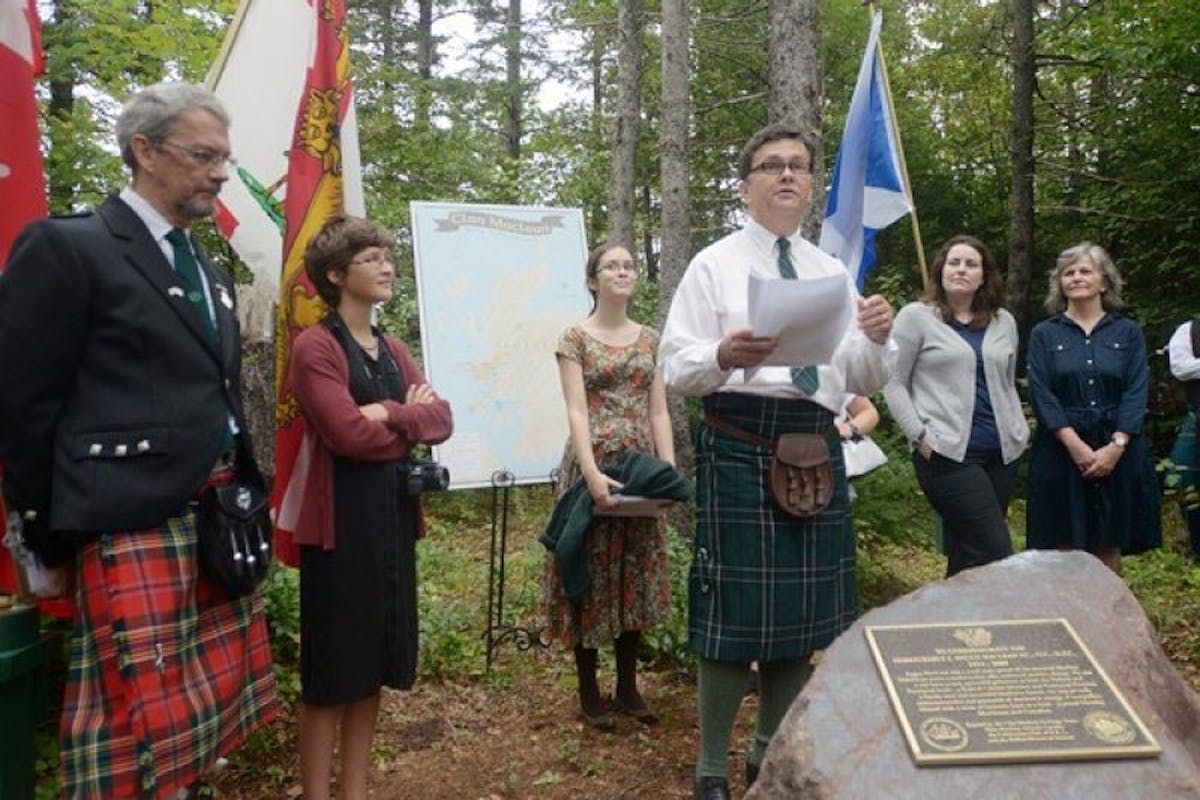 Plaque honours Angus MacLean - war hero, politician, farmer and family ...
