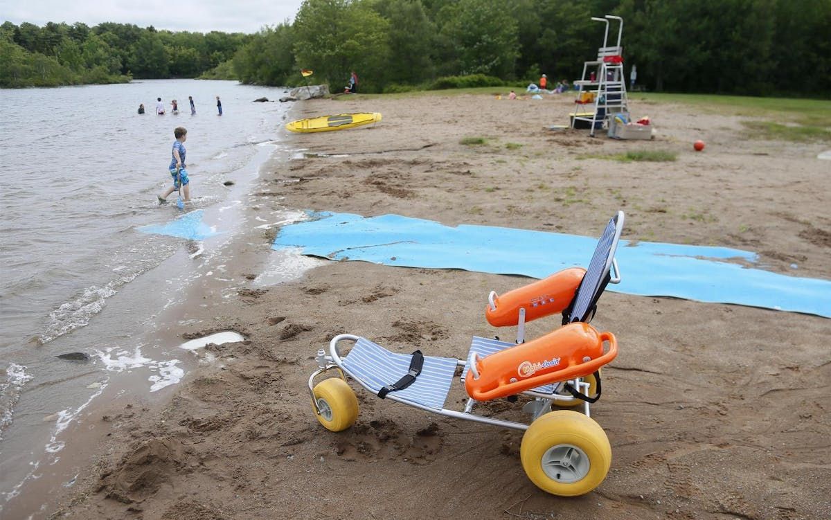 Floating wheelchair now available at Albro, Chocolate lake beaches ...