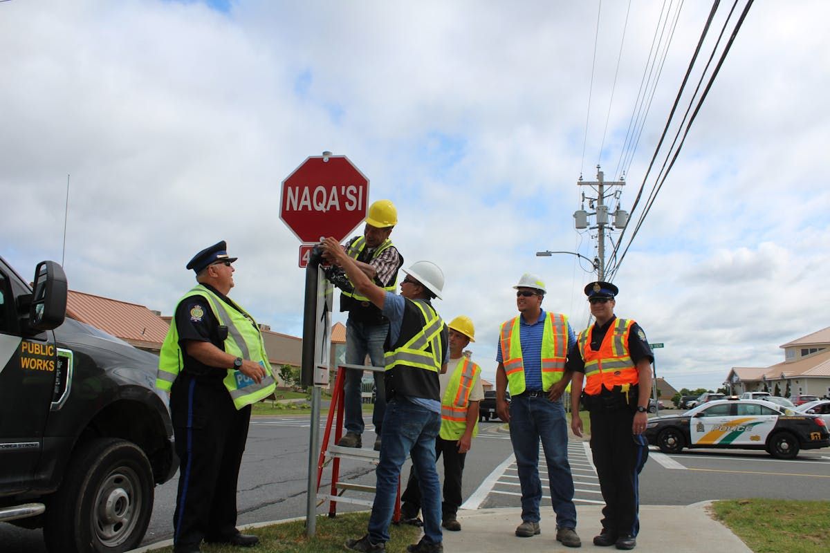 New stop signs in Membertou | PNI Atlantic News