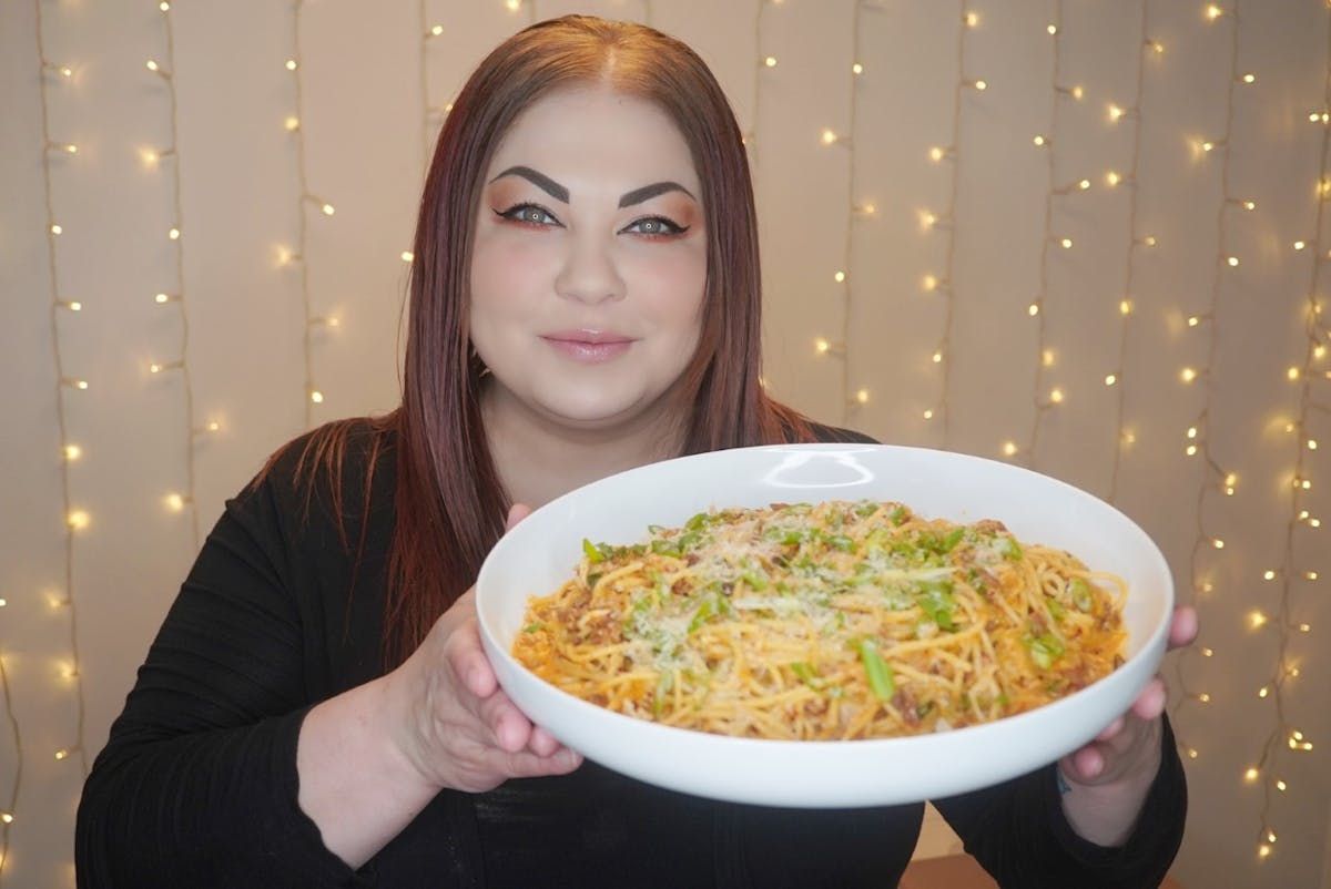 CHEF ILONA DANIEL: Update classic creamy Italian spaghetti with kimchi ...