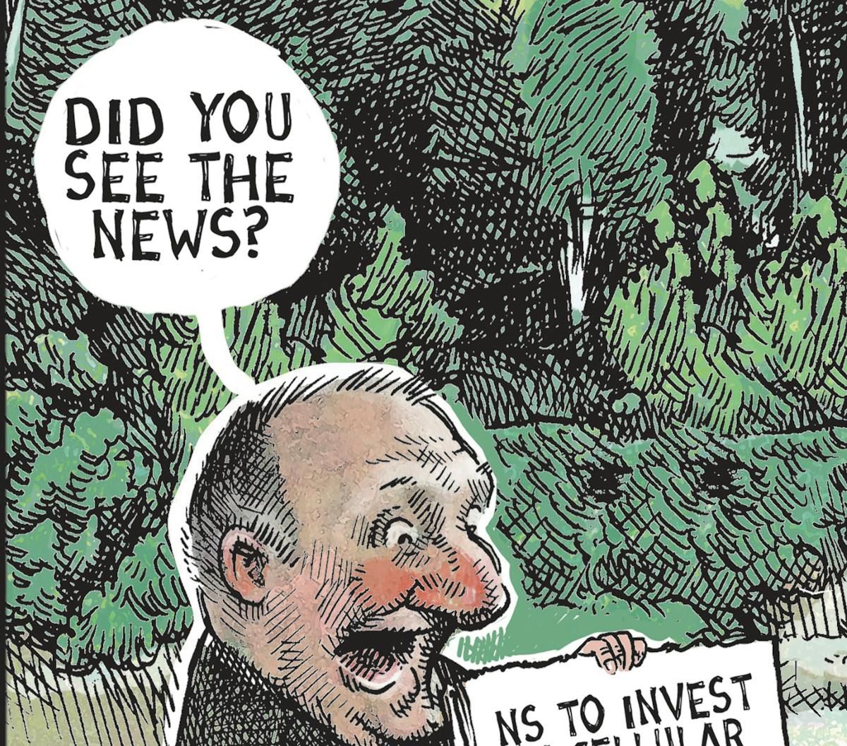 MICHAEL de ADDER CARTOON: Hot off the presses | PNI Atlantic News