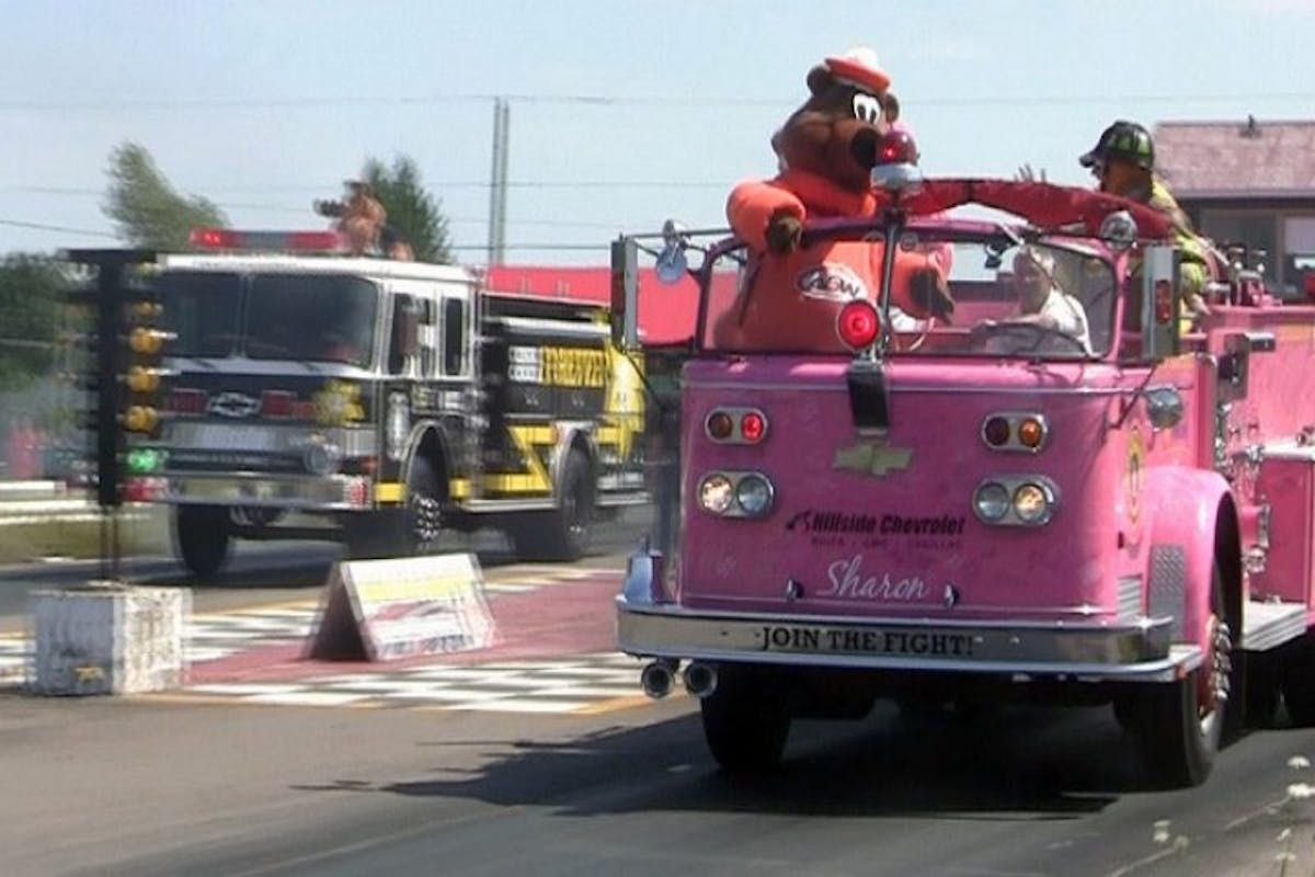 Drag racing fire trucks highlight cancer society fundraiser Gallery ...